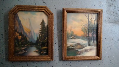 Set of 2 W. M. Thompson signed prints framed 1930's 40's | eBay