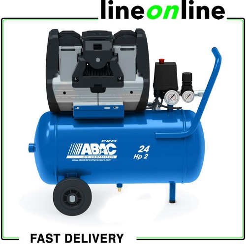 Compresseur d'air silencieux Abac Pole Position OS20P 24 litres 2.0Hp ...