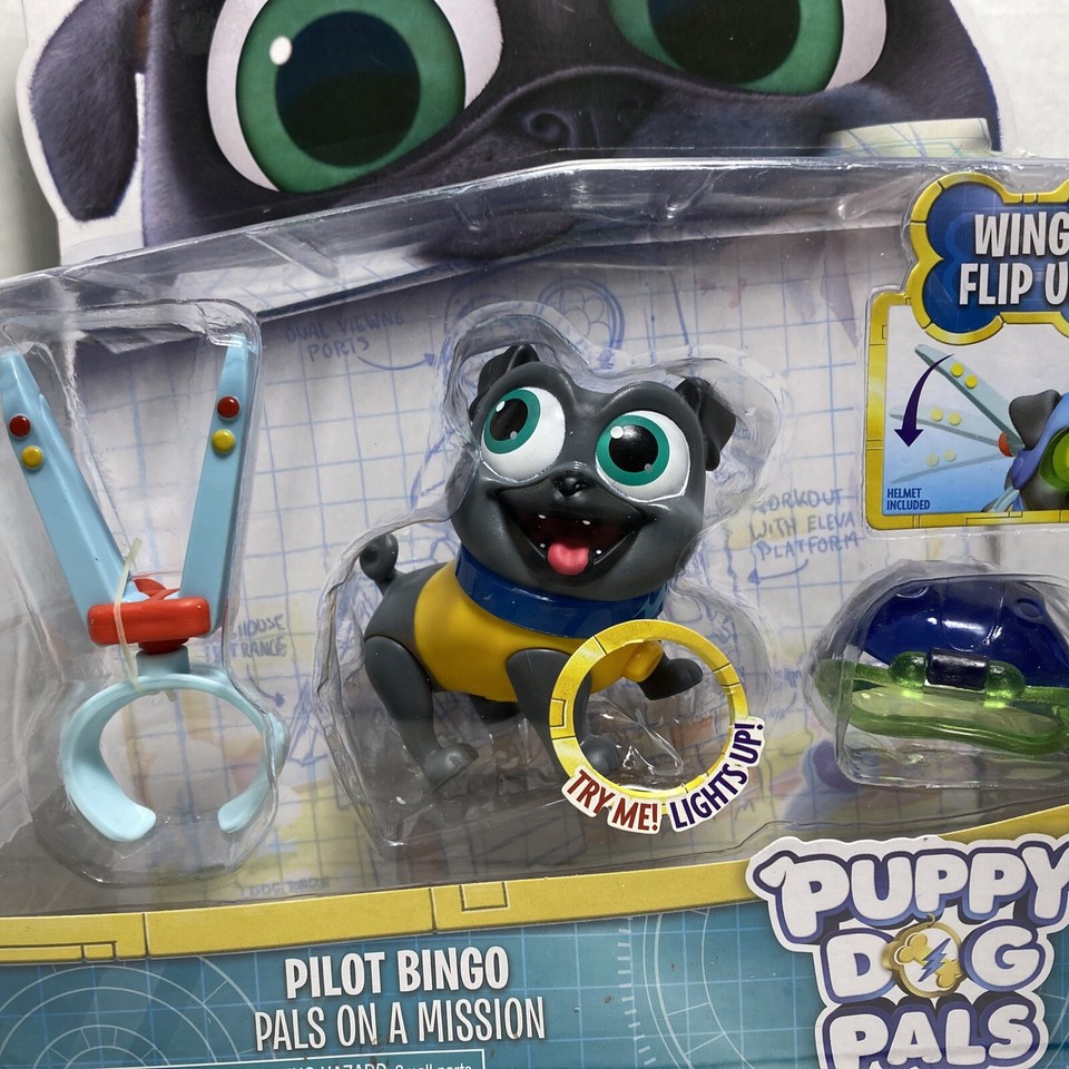 Puppy Dog Pals Bingo Light Up Pals On A Mission Pilot Bingo Action ...
