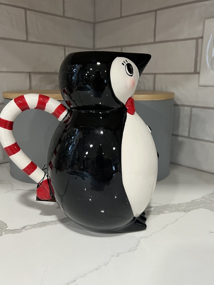 NWT Carnival Cottage by Johanna Parker & Magenta Penguin Pitcher | eBay