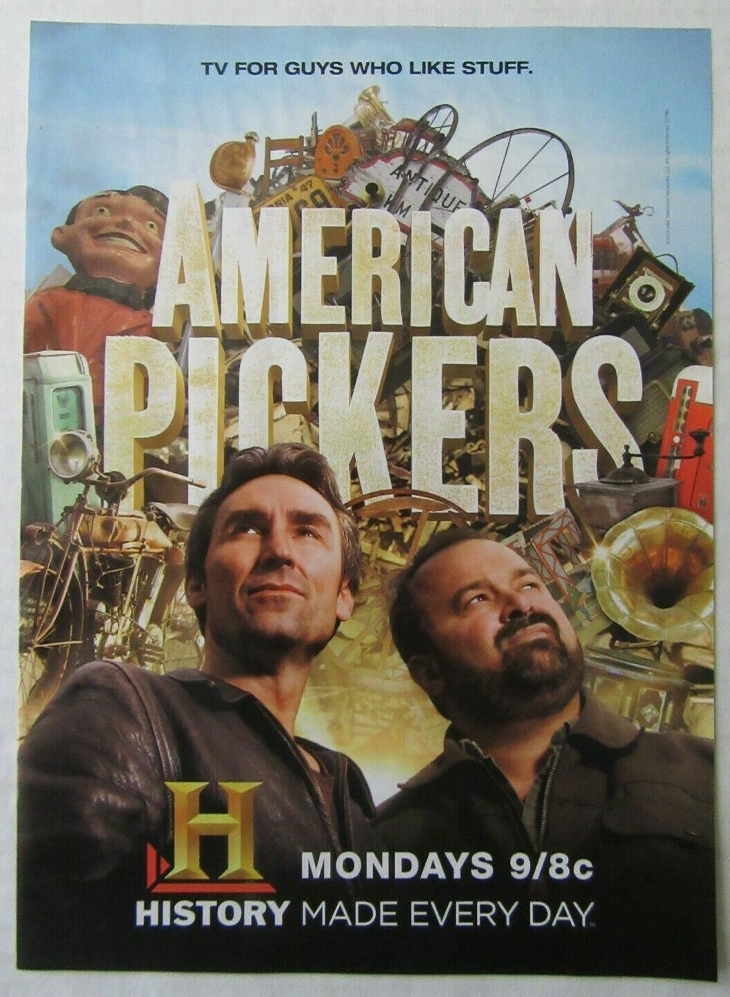 2010 The History Channel Ad - AMERICAN PICKERS "TV For Guys Who Like ...