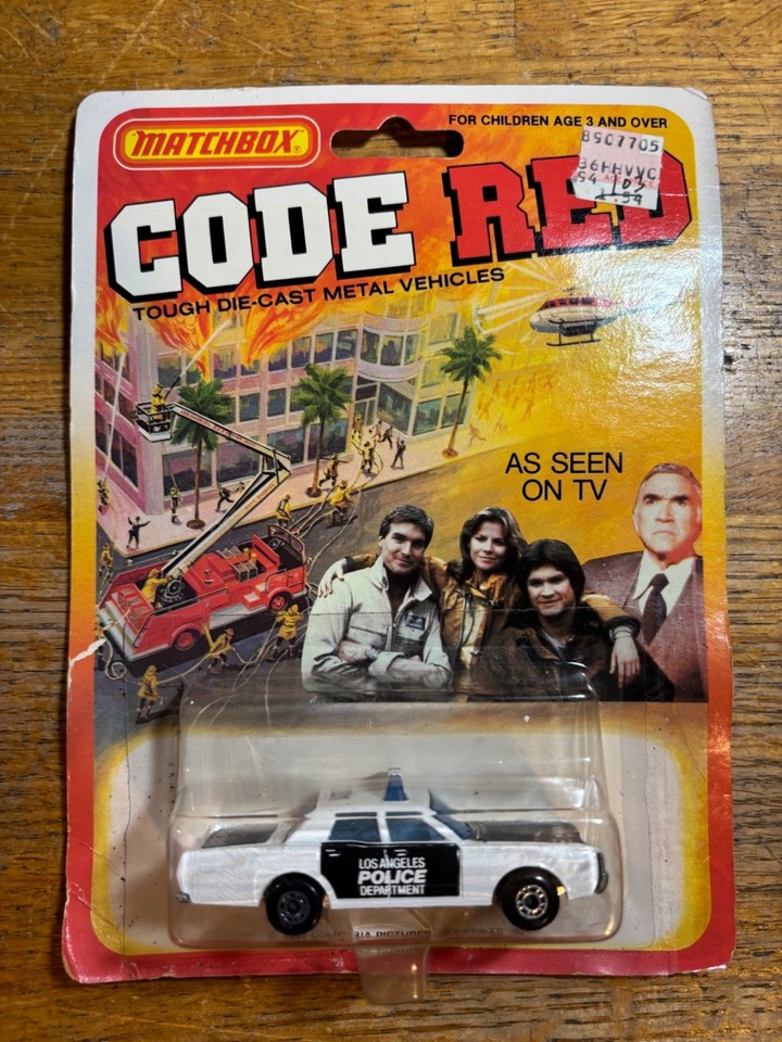 Matchbox Code Red Complete Set TV Series LAPD LAFD MOC 1981 Lesney New ...