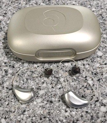 Starkey Muse I2400 BTE Bluetooth Hearing Aids In Case Free Shipping | eBay