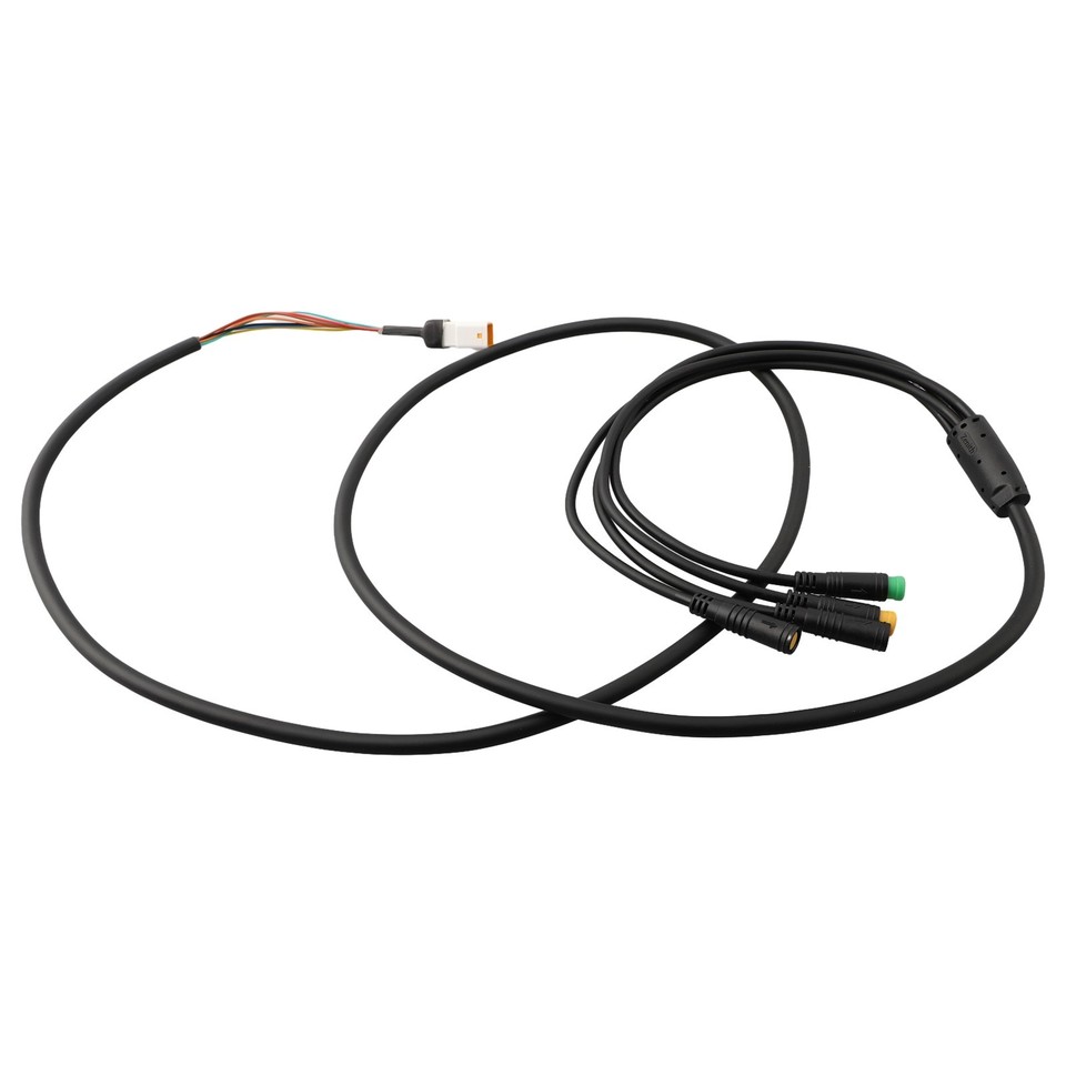 Rubber PVC Motor Cable 1T4 for Bafang M400 300 200 420 620 E Bike 30CM ...