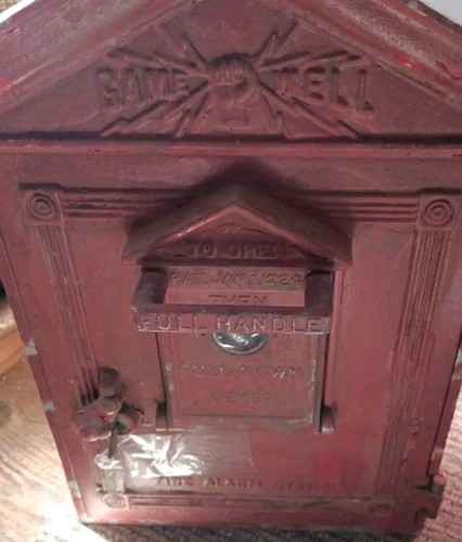 Vintage Gamewell Fire Alarm Box w/Key | eBay