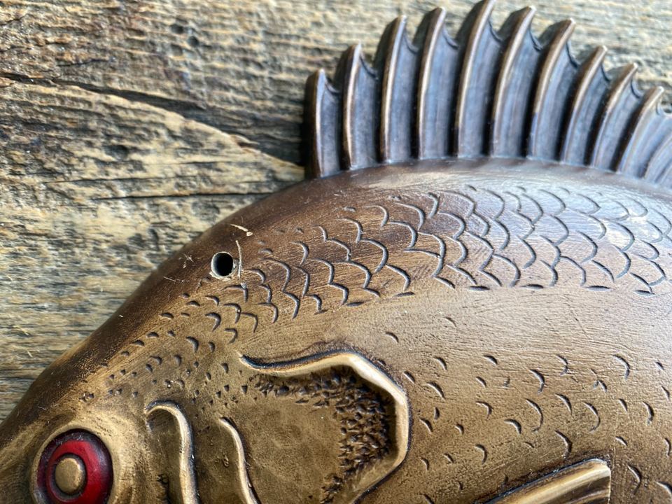 Vintage Grain Belt Beer Sign Plastic Pan Fish Advertising Wall Plaque ...