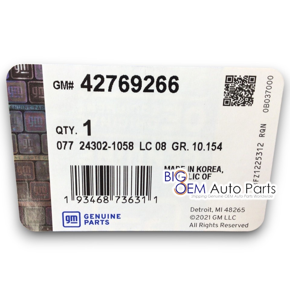 2021 2022 2023 Chevrolet Trailblazer Windshield Washer Fluid Tank OEM ...