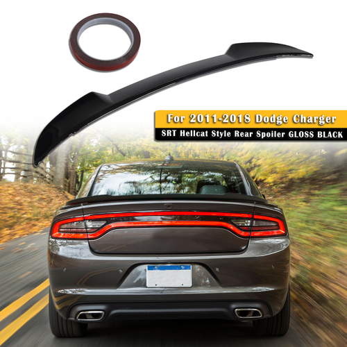Glossy Black For 2011-2023 Dodge Charger SRT/Hellcat Style Rear Spoiler ...