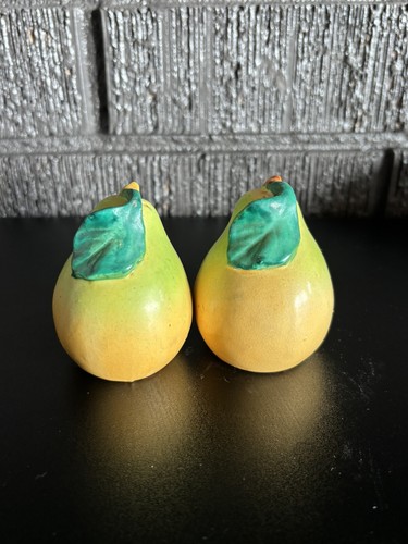 2" Mini Pear Ceramic/Porcelain Salt And Pepper Shakers | eBay