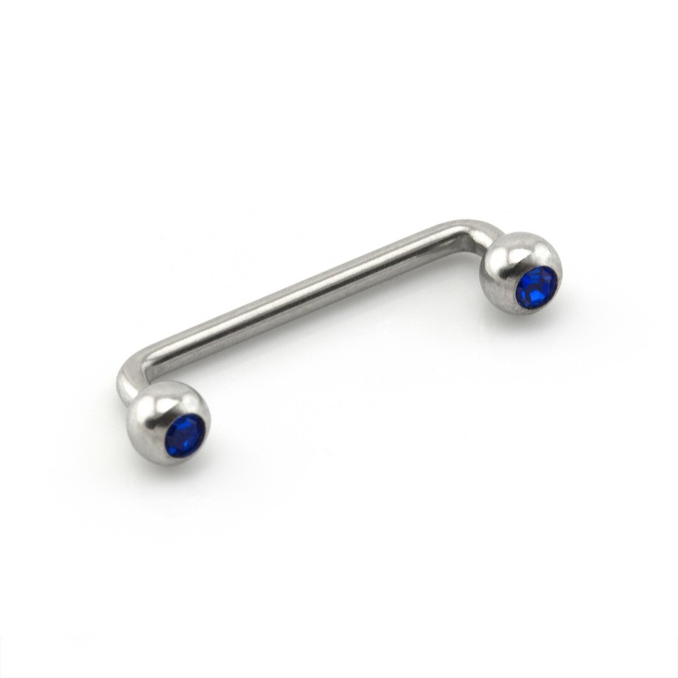 Staple Surface Piercing Barbell Bar 1.2mm(16g) 1.6mm(14g) Surgical ...