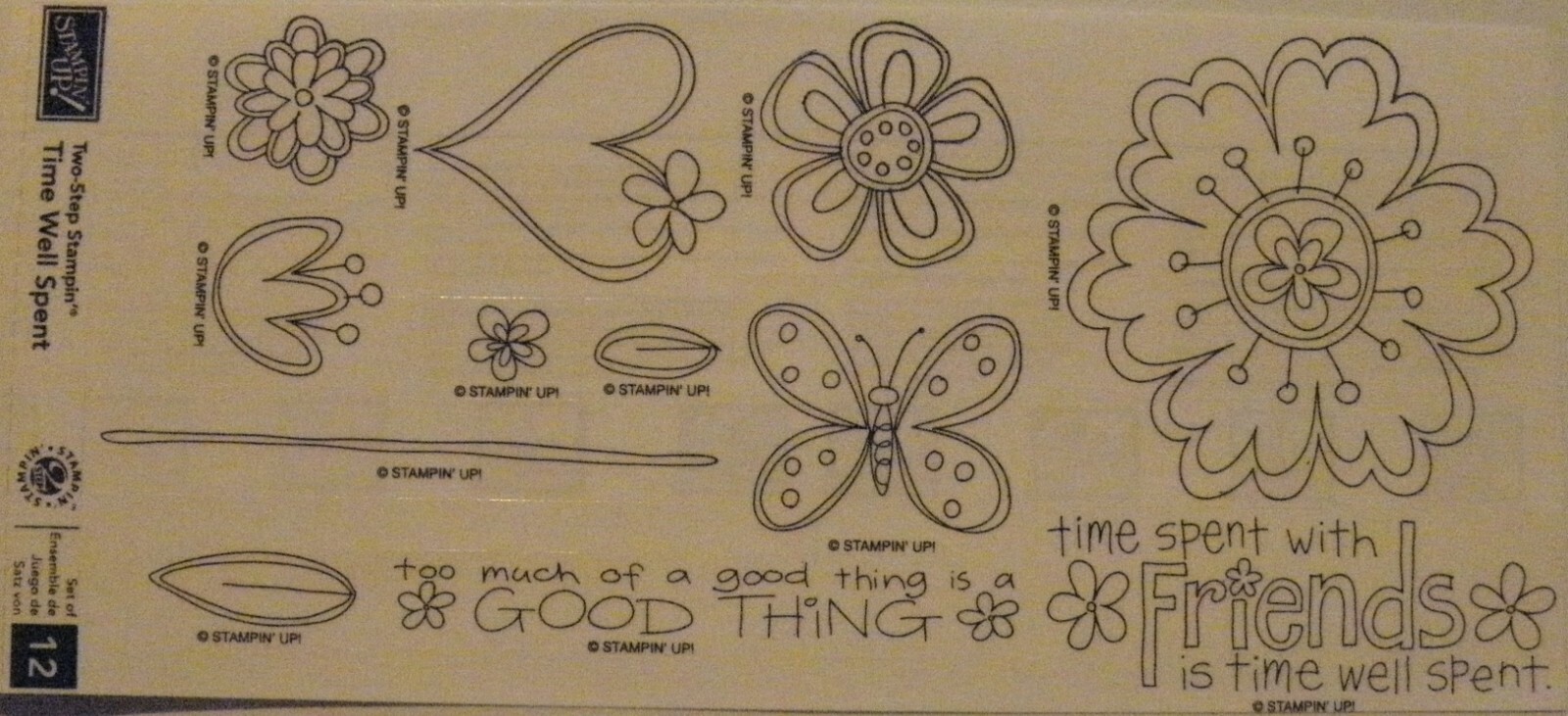 Stampin Up Time Well Spent Stamp Set | eBay