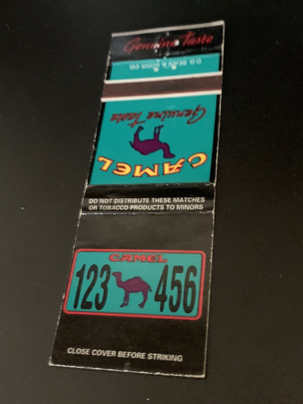 Vintage Matchbook: “Camel - License Plate” | eBay