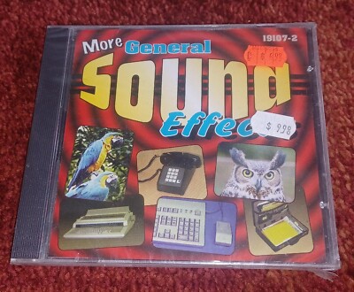 gift idea:BRAND NEW Sealed CD Sound Effects General Sounds 2 Production ...