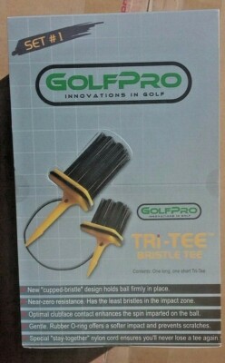GOLF TRI-TEE BRISTLE BRUSH TEES 2 3/4" Optimal Contact Driver/Wood (48 ...