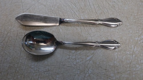 Oneida Stainless Berkley Square 1 Butter Knife 1 Sugar Spoon | eBay