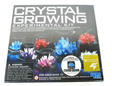 4M Crystal Growing Science Experimental Kit - 7 Experiments- Cambridge ...