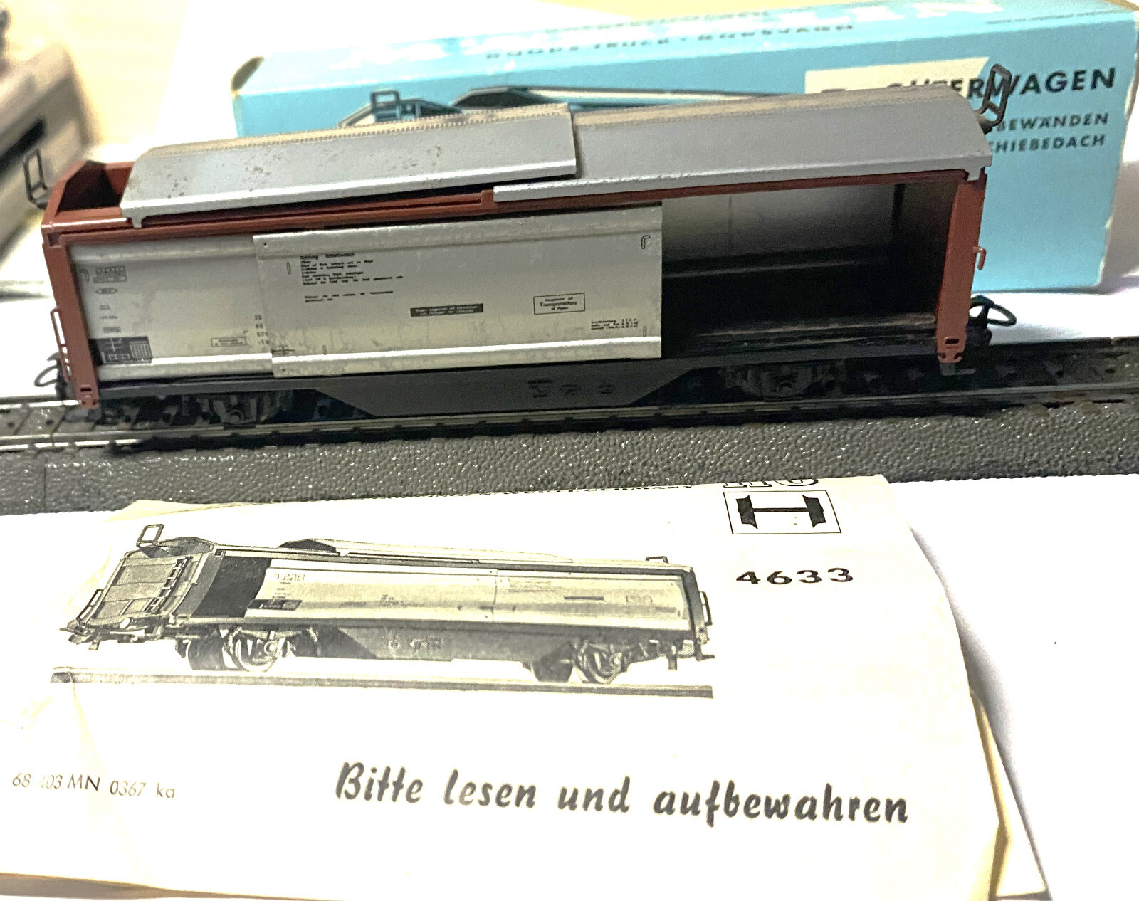 Primex-Märklin BR81, Mod.3196, DB-Dampflok, OVP + 2 Güterwagen ...