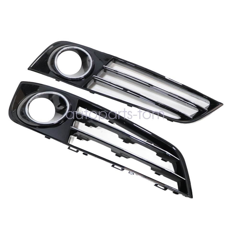 4H0807679E 4H0807680E 2Pcs Front Bumper Grille Fog Light Cover Fit 11 ...