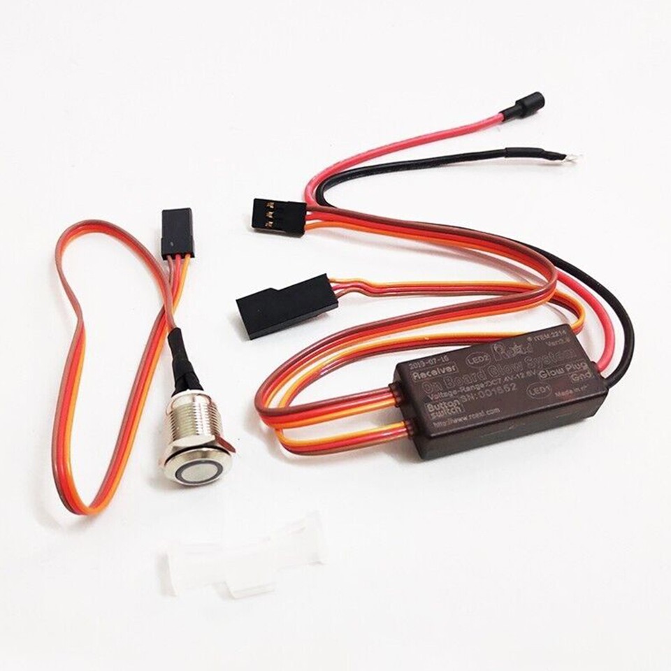 RC Model Airplane Glow-Nitro 2 &4 -Stroke Engine on Board Glow Plug ...