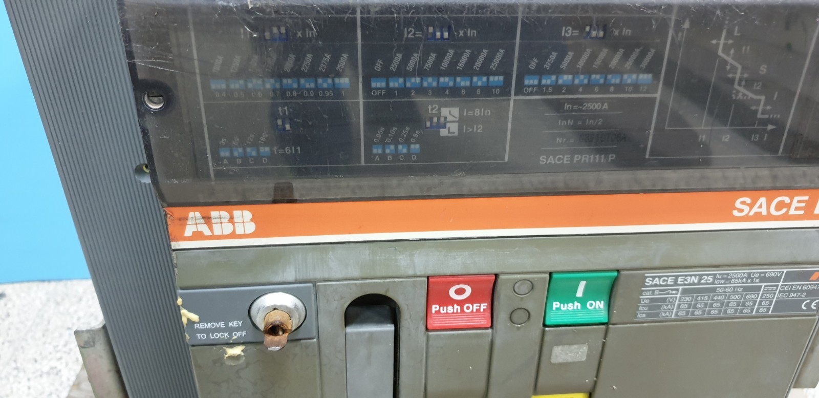 ABB SACE E3N25 2500 A Air Circuit Breaker SACE PRI11/P | eBay