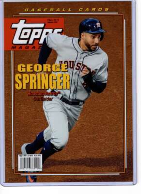 George Springer 2019 Topps Archives Magazine 5x7 #TM-16 /49 Astros | eBay