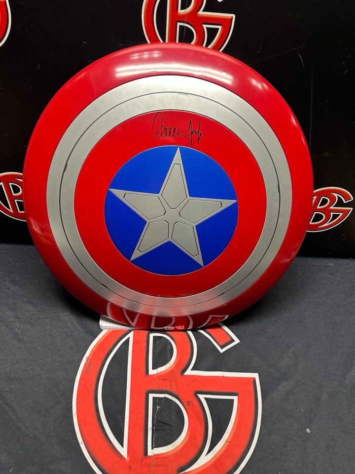 Aaron Judge Signed Marvel Captain America Shield Yankees Auto Fanatics ...
