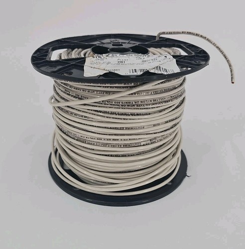 Southwire #12 THHN White Stranded Copper Wire (350ft- 400+Ft) 600V ...
