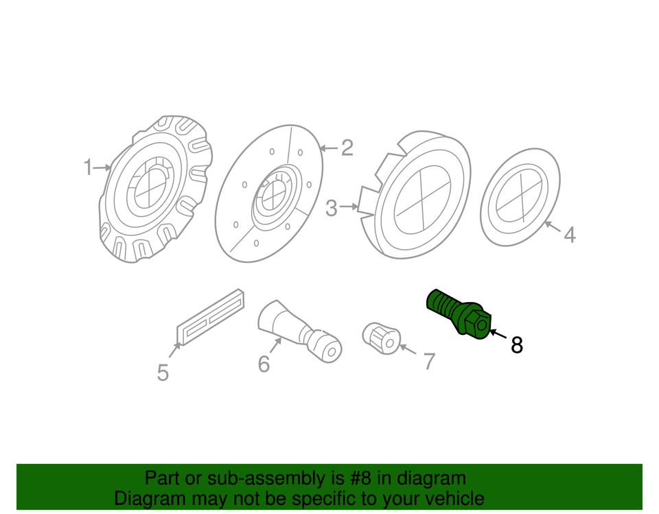 Genuine BMW Wheel Bolt 36-13-6-781-150 | eBay