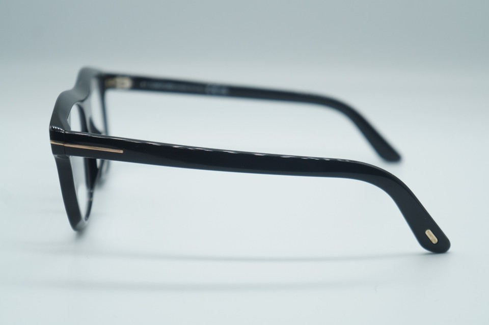 NEW TOM FORD TF 5939-B 001 SHINY BLACK AUTHENTIC EYEGLASSES FRAME 52-21 ...