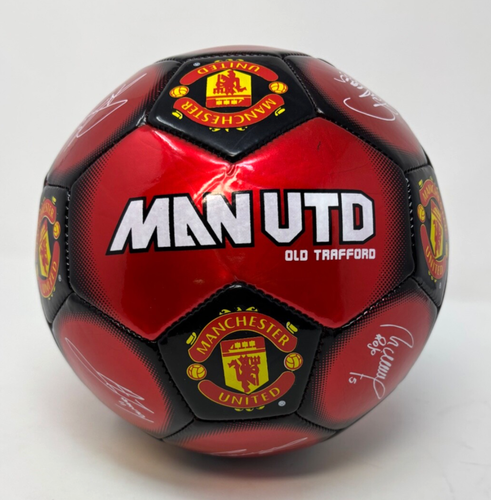 Manchester United 1997 Football Signatures Autographs Soccer Ball Size ...
