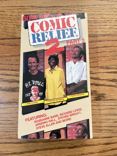 Comic Relief 2 VHS 1987 Robin Williams Billy Crystal Stand Up Comedy ...