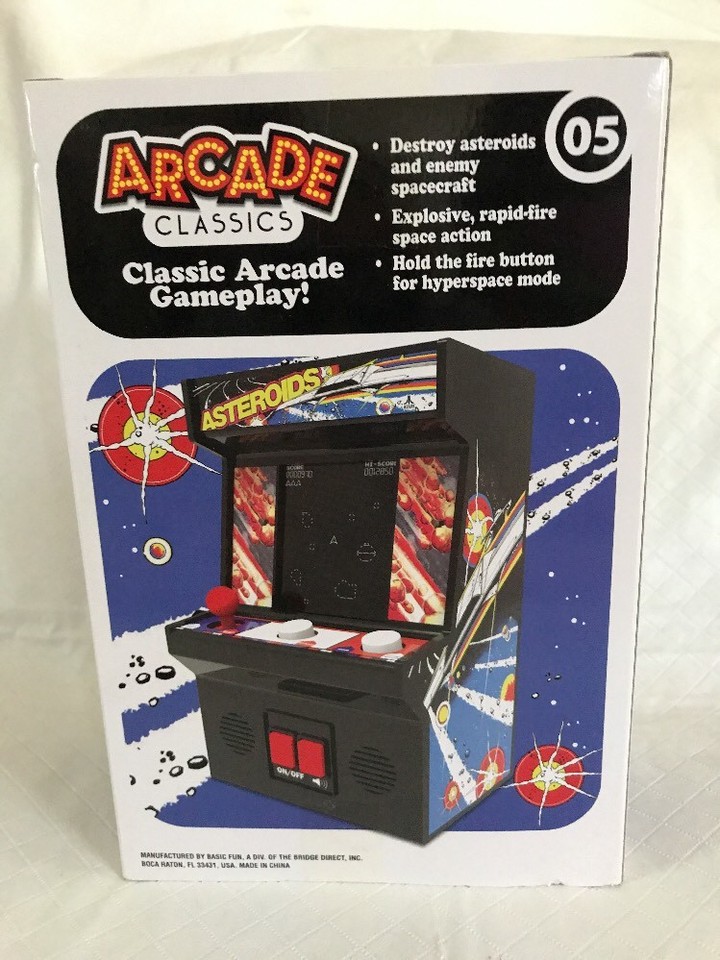 Asteroids Arcade Classics # 05 Handheld Mini Arcade New NIB | eBay