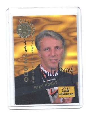 MIKE BOSSY 1994 GOLD STANDARD SIGNATURE ROOKIES AUTOGRAPH CARD 1735/ ...