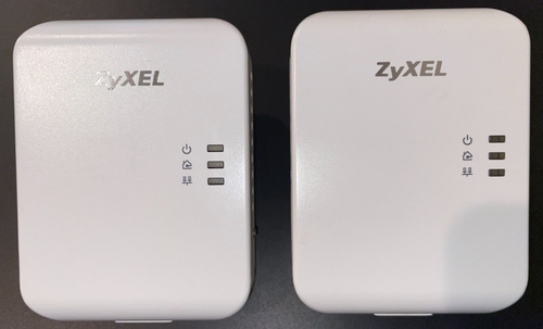 Set of 2 ZyXEL HD Powerline 500 Mbp Wall-plug Adapters (PLA4205) | eBay