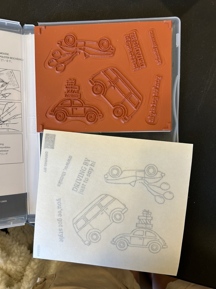 Stampin’ Up! Driving By Cling Stamps, Limited Edition Sale-A-Bration ...