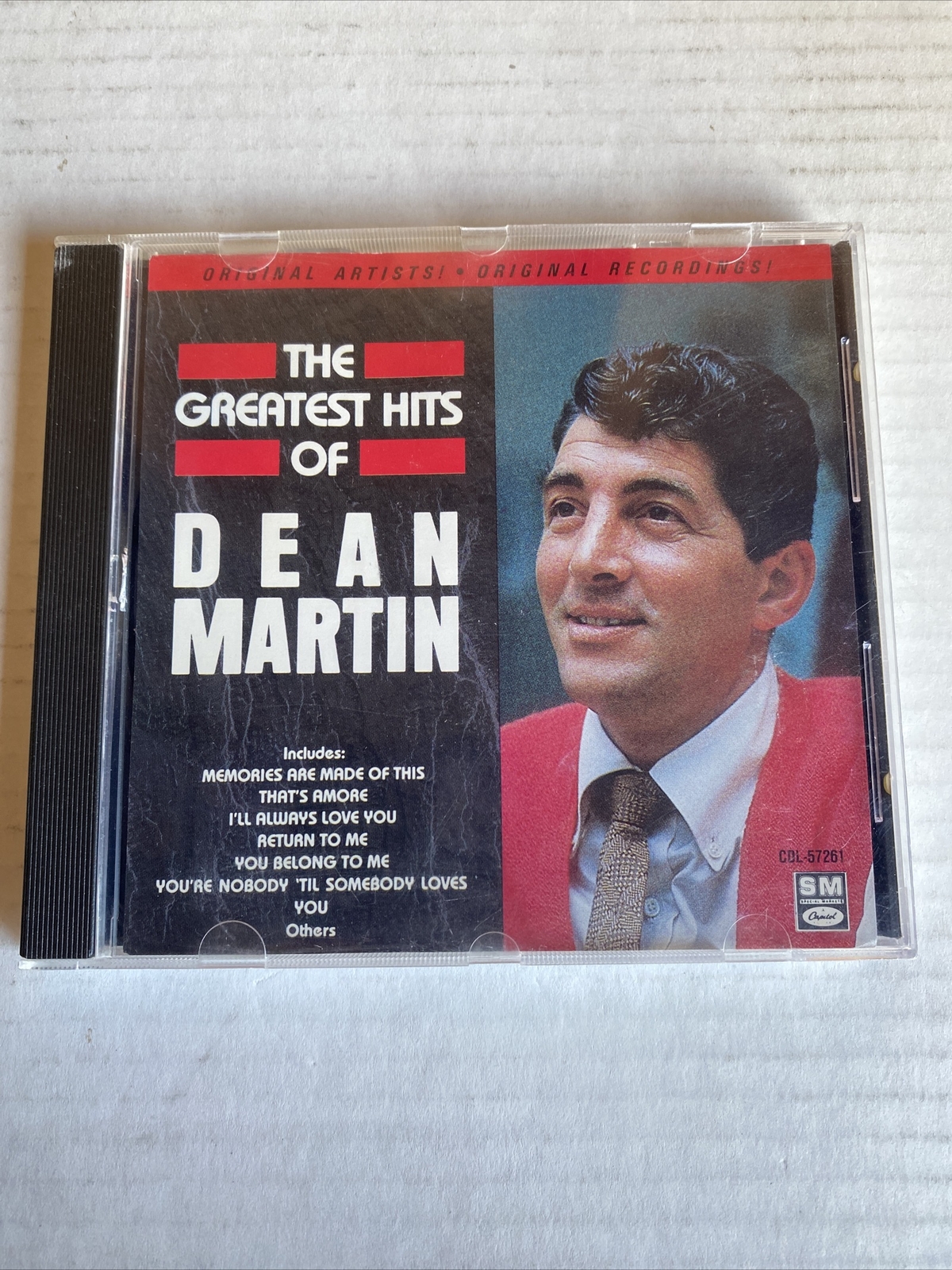 DEAN MARTIN-THE BEST OF DEAN MARTIN CD (MEMORIES ARE MADE OF THIS ...