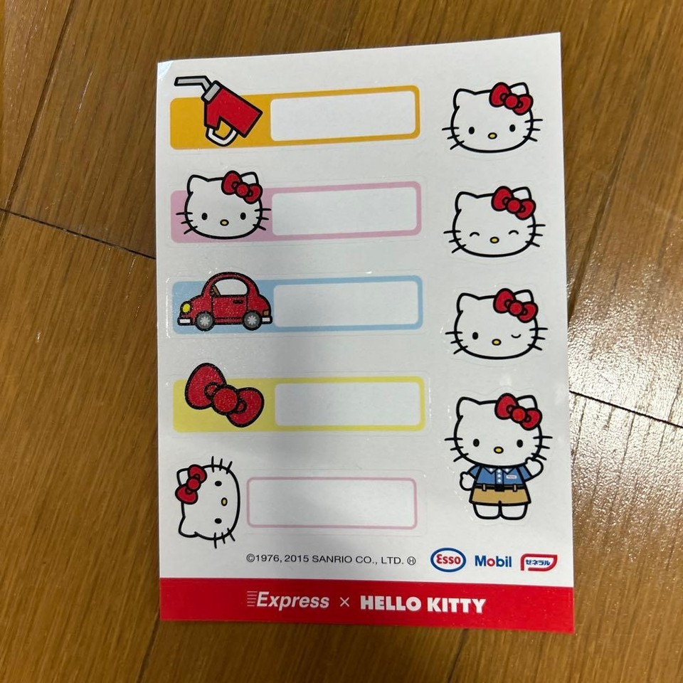 Hello Kitty Notebook Stickers Label Seals Mini Envelopes | eBay