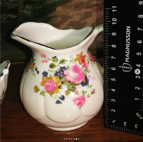 P. MacDonald Leicester Fine Bone China Porcelain Small Jug And Picther ...