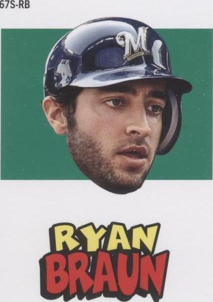 2012 Topps Archives - 1967 Stickers Ryan Braun #67S-RB for sale online ...