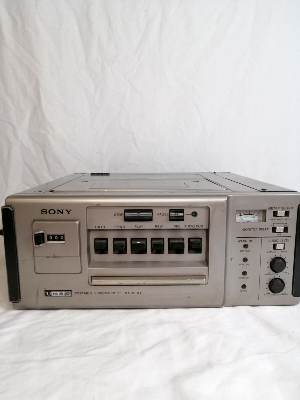 Vintage SONY U-matic VO-4800PS Portable Video Recorder & Charger & Case ...