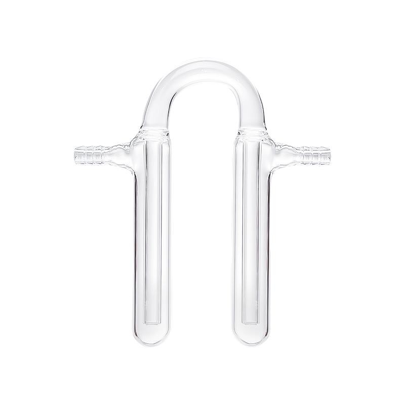 U-Tube Bubbler Liquid Seal 18mm 20mm 28mm Borosilicate Glass Chemistry ...