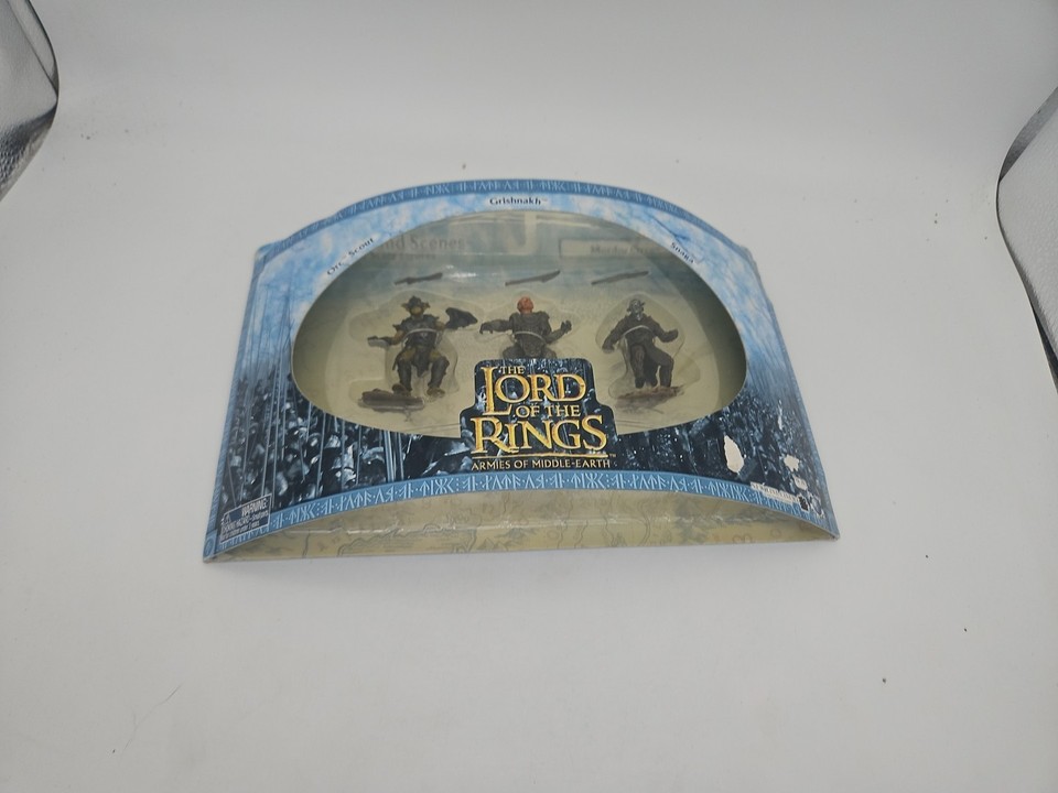LOTR Mordor Orcs AOME Soldiers and Scenes Battle Scale Set of 3 NEW ...