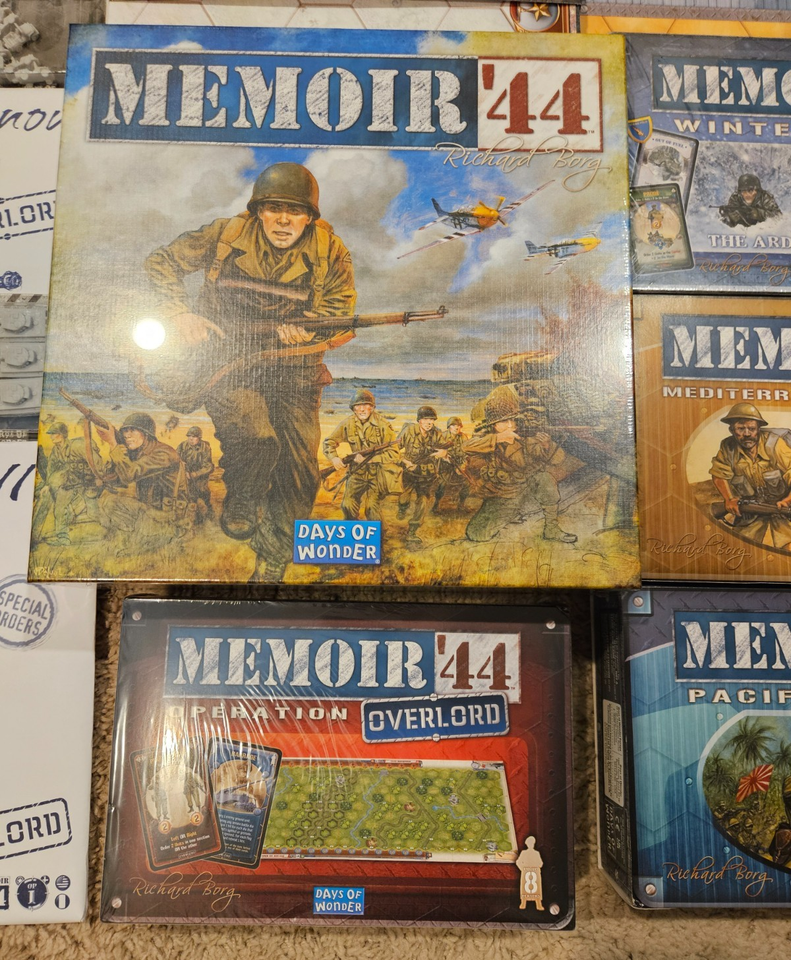 Days of Wonder Memoir '44 (2025) Board Game, Map Packs, and Expansions ...