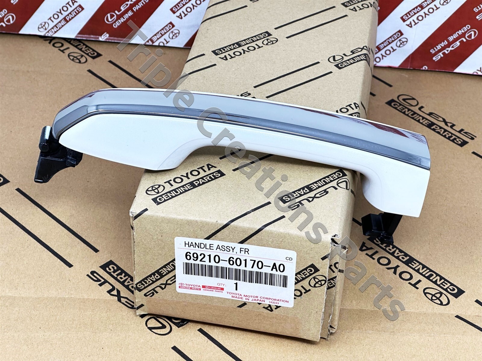 Genuine Lexus 69210-60170-A0 Handle Assy Rear Door Out RH Or LH ...