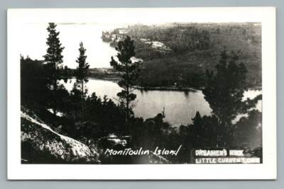 Manitoulin Island LITTLE CURRENT Ontario RPPC Dreamer's Rock Vintage ...