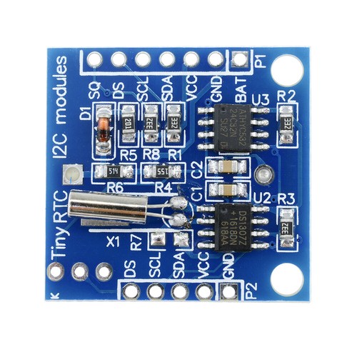 2PCS I2C RTC DS1307 AT24C32 Real Time Clock Module For Arduino ARM AVR ...