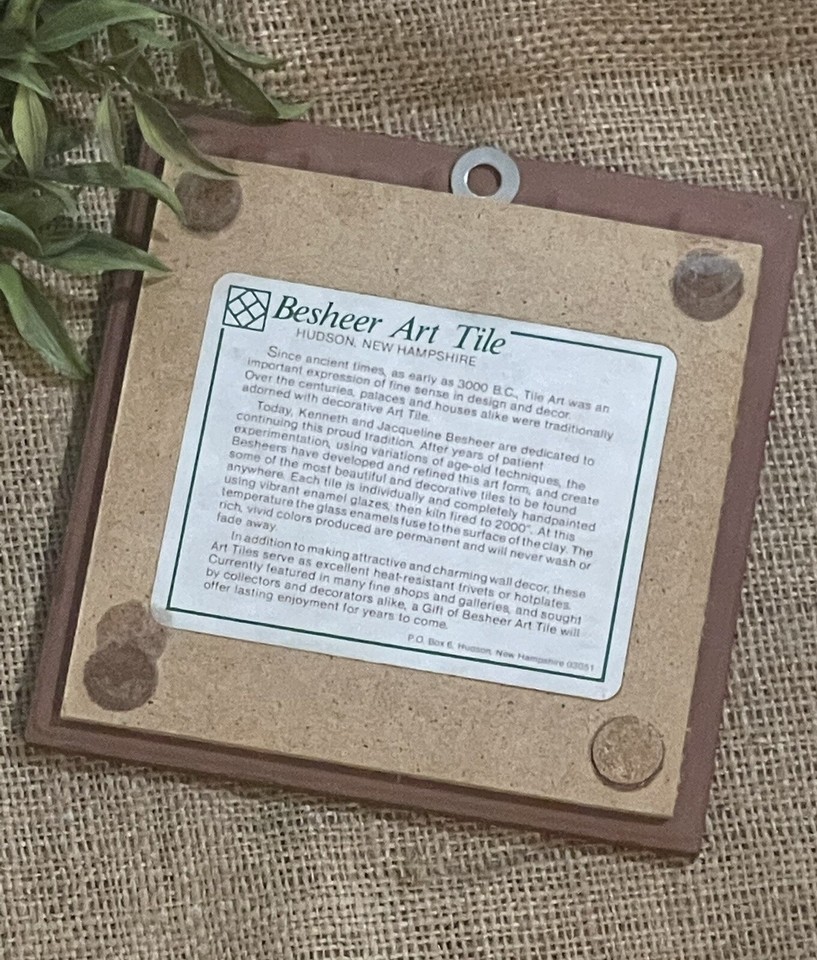 Besheer CRAB Art Tile~Trivet Wall Art ~Seafood Beach Kitchen Ocean ...