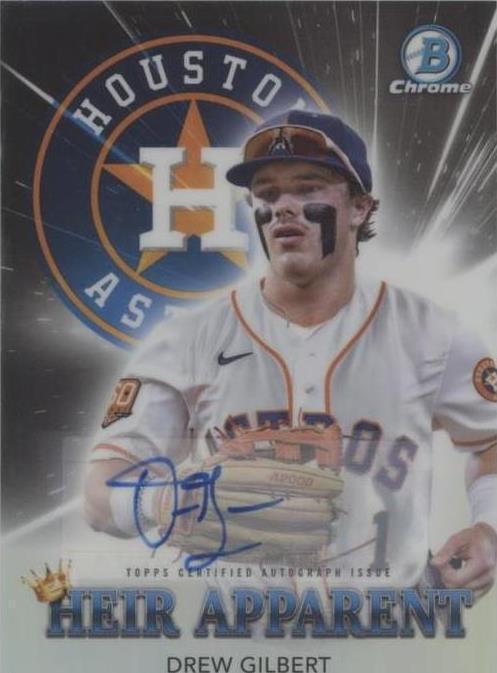 2022 Bowman Draft - Heir Apparent Drew Gilbert #HA-2 Autographs /99 (AU ...