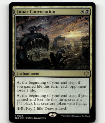 FOIL - MTG Lunar Convocation #223 - Bloomburrow | eBay