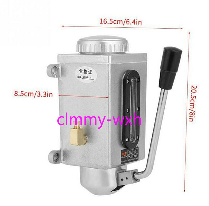 Y-8 Manual Hand Pump Oiler for Bridgeport Milling Machine (One Shot ...